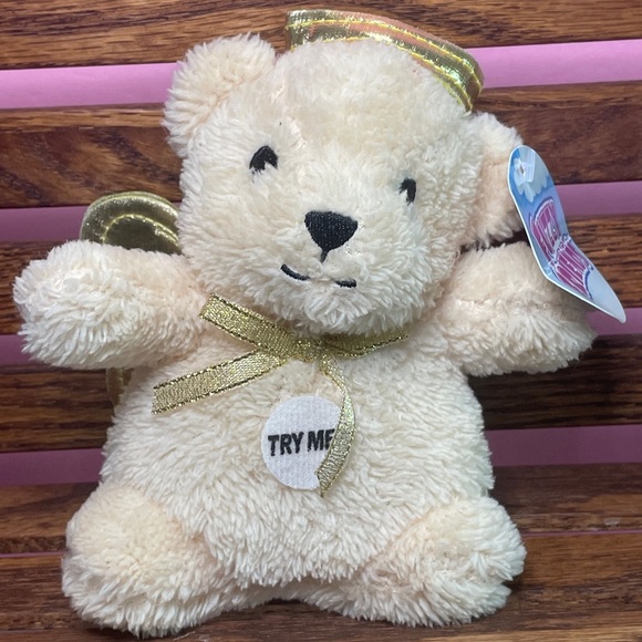 greenbrier | Toys | Fuzzy Friends 6 Creme Gold Praying Plush Bear With ...